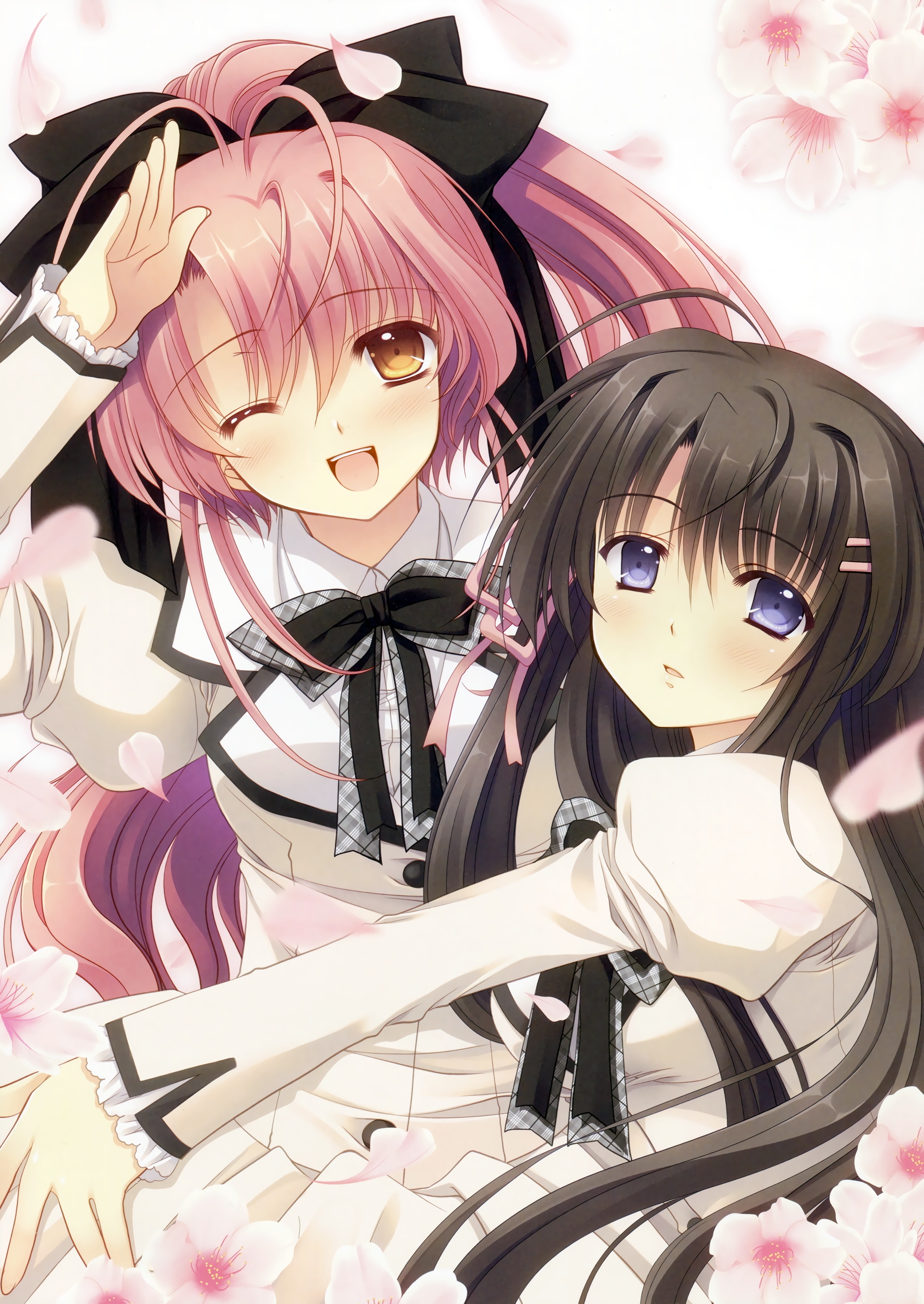 navel nishimata aoi tsuki ni yorisou otome no sahou hananomiya mizuho yanagase minato seifuku ...